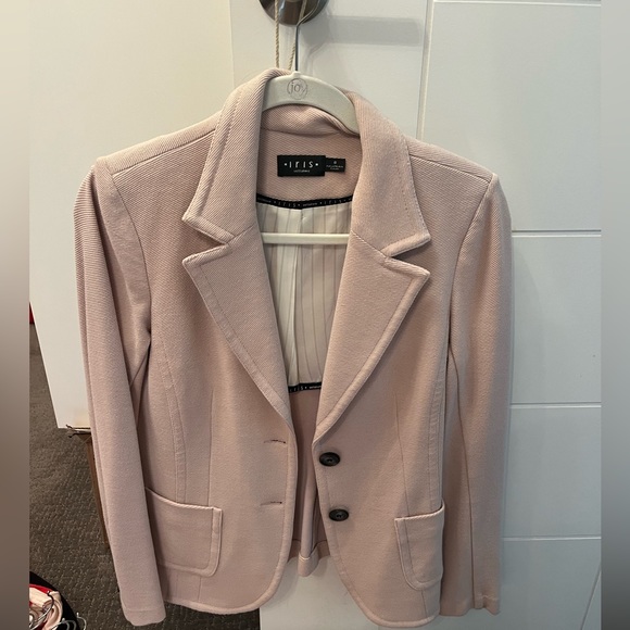 Iris Setlakwe | Jackets & Coats | Iris Pale Pink Blazer Skirt Set | Poshmark